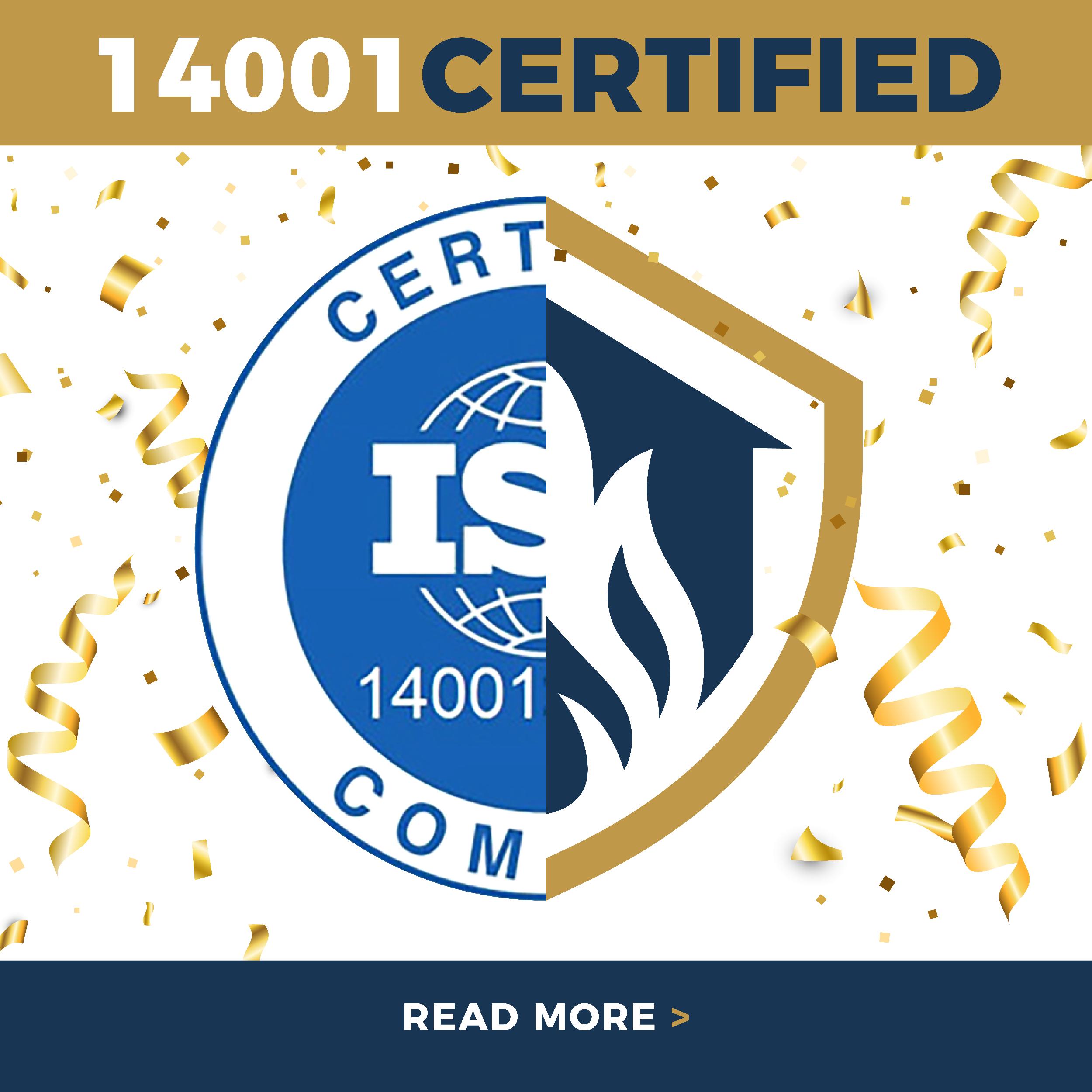 SGD Fire Protection Ltd - ISO 14001 Achieved - Knowsley Chamber